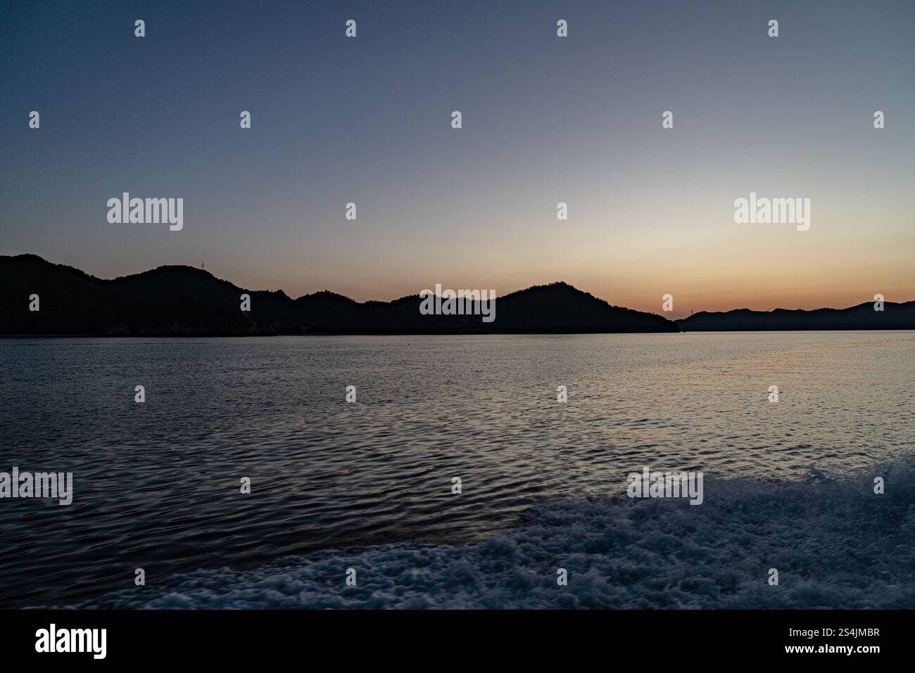 The Seto Inland Sea, the largest inland sea in Japan, and its many ...