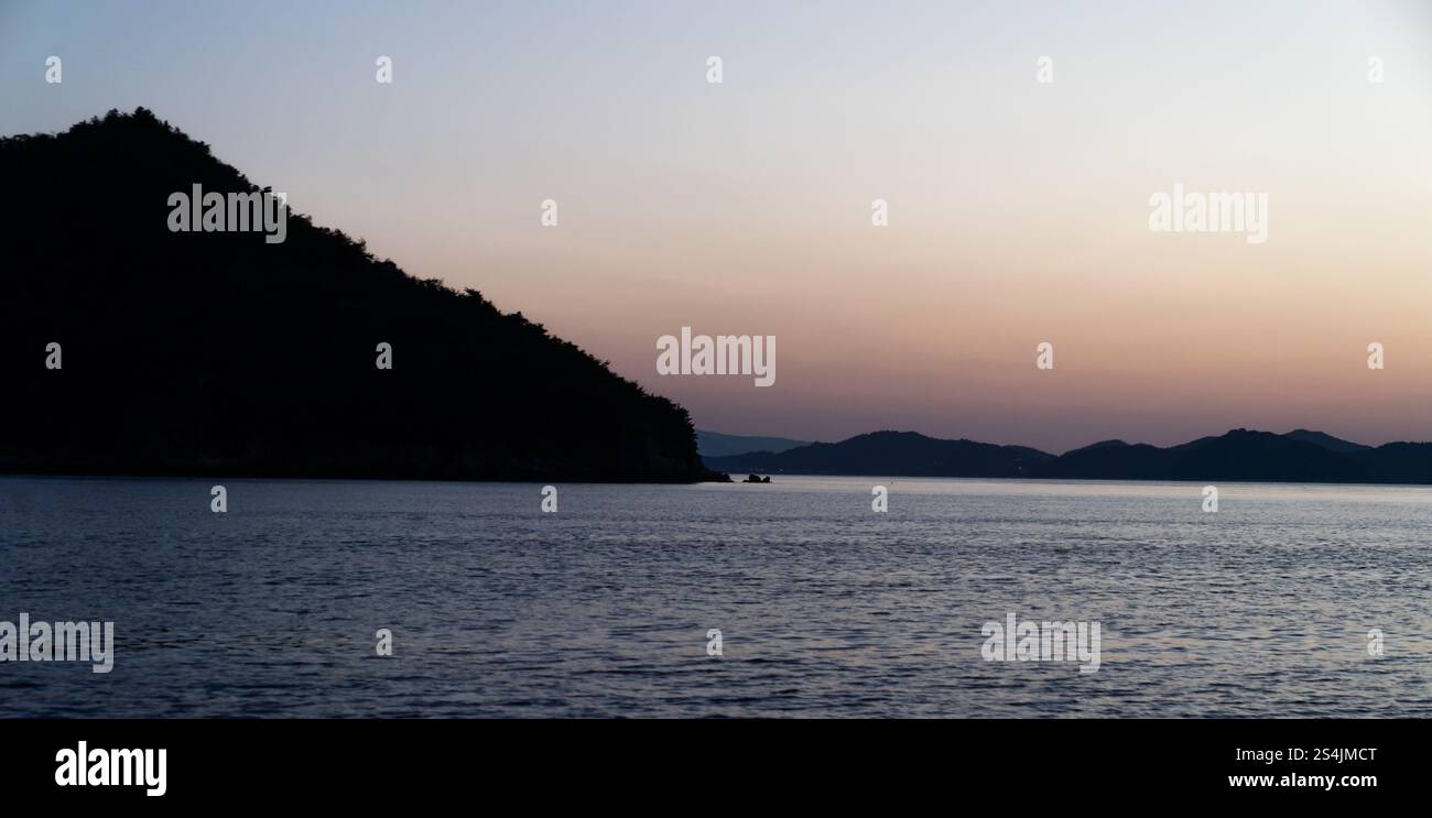 The Seto Inland Sea, the largest inland sea in Japan, and its many ...