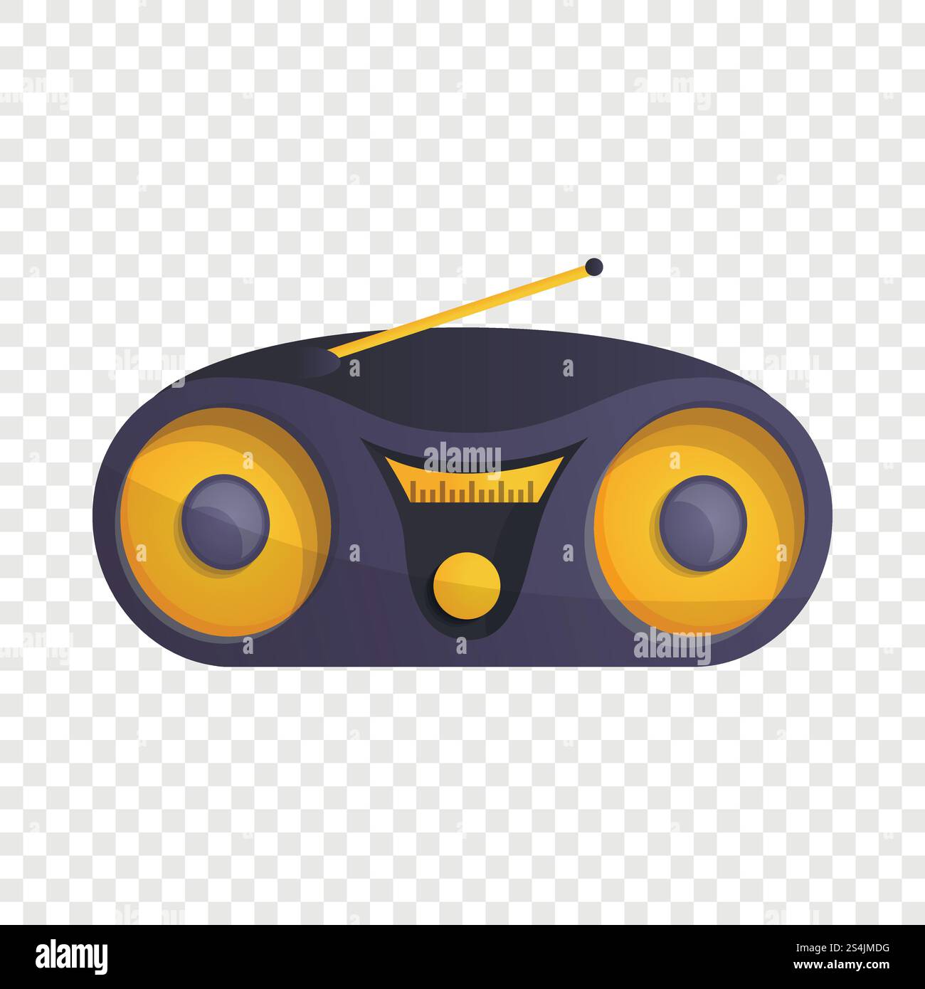 Modern boom box icon. Cartoon of modern boom box vector icon for web ...