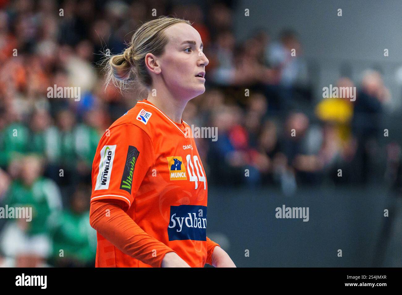 Odense, Denmark. 12th Jan, 2025. Nikita van der Vliet (44) of Odense ...