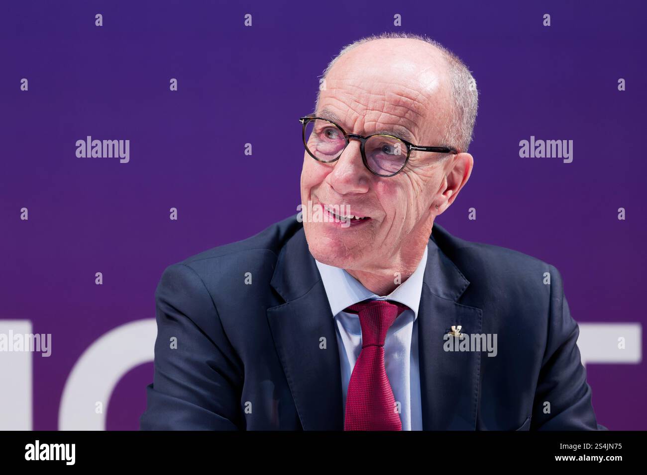 Turin, Italy. 12th Jan, 2025. FISU President, Leonz Eder. Credit: M ...