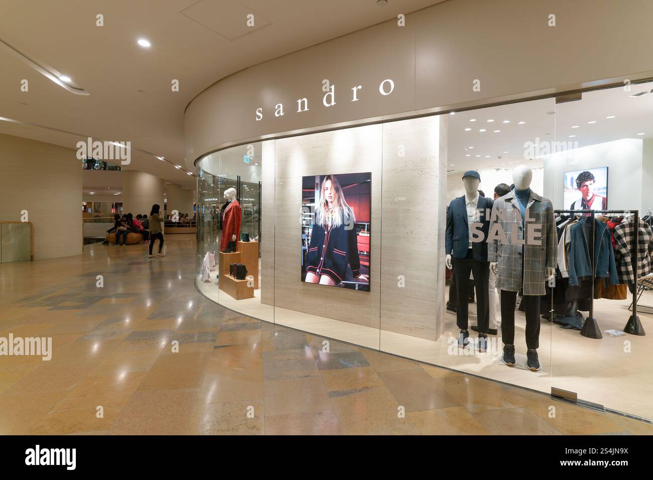 Hong Kong, China - February 03, 2019: Sandro retial store in Hong Kong ...