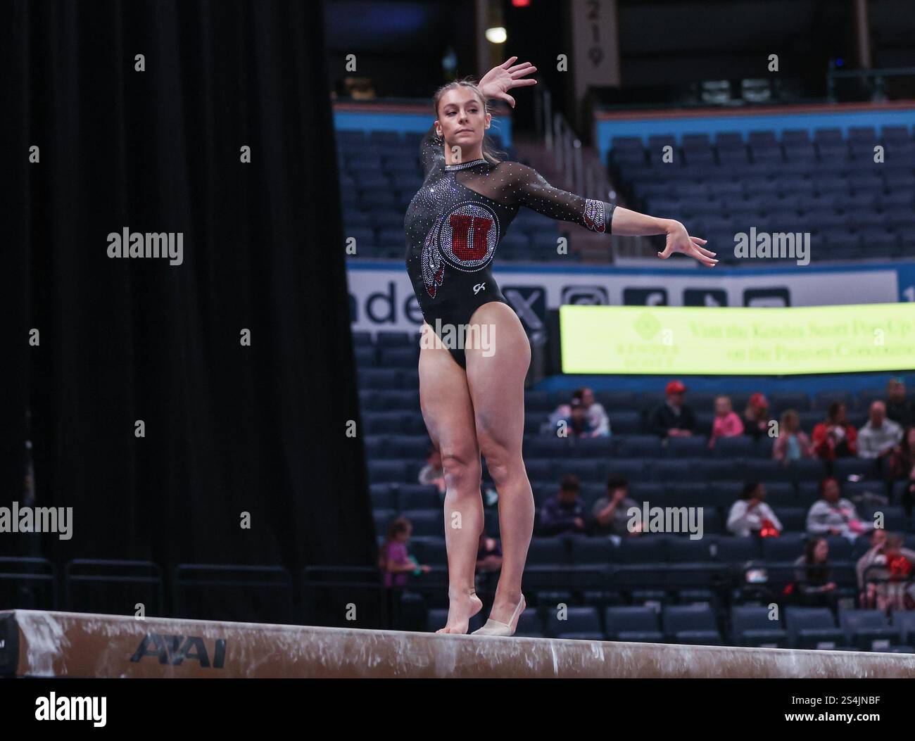 Oklahoma City, OK, USA. 11th Jan, 2025. Utah's Grace McCallum competes ...
