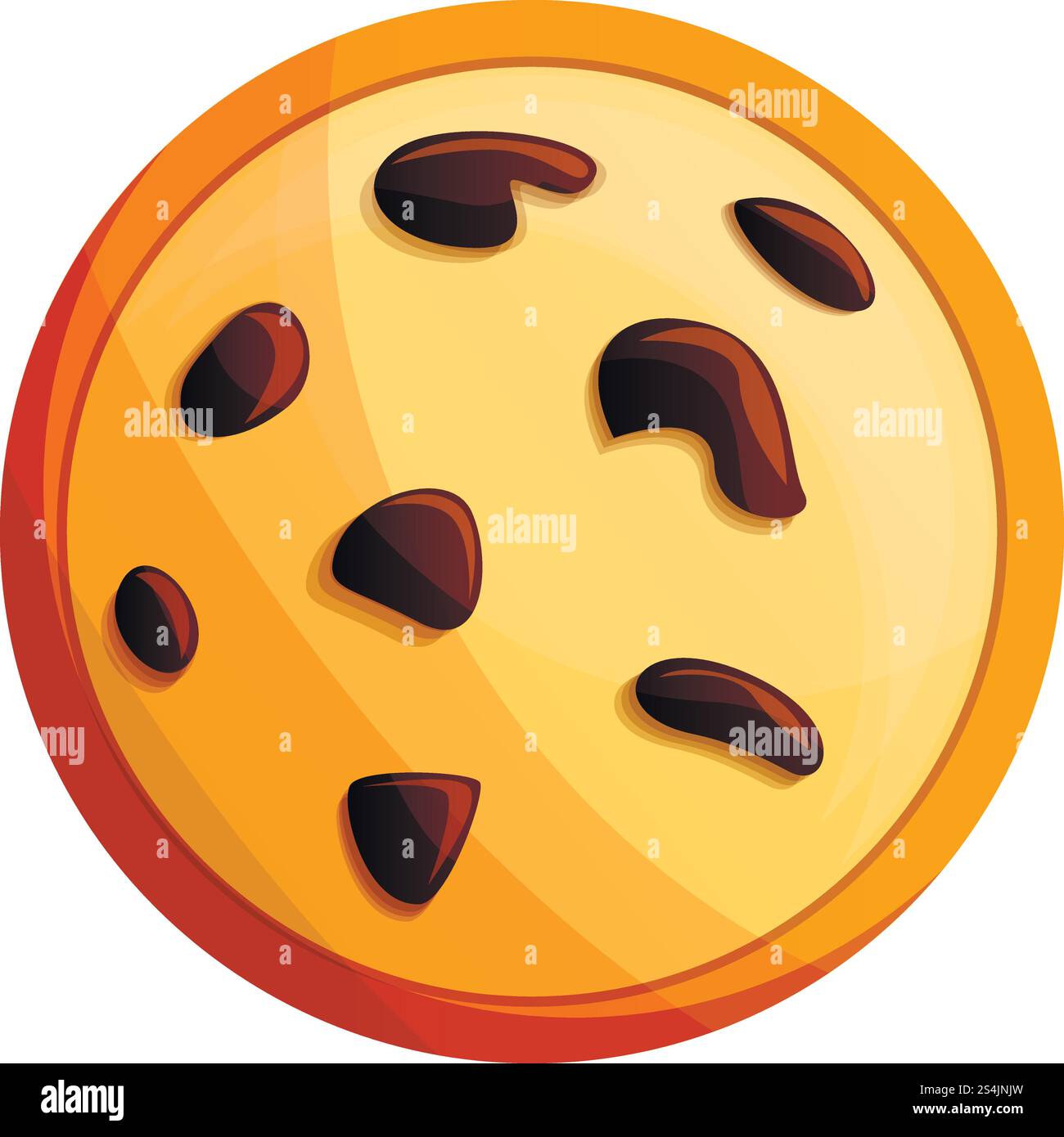 Peanut cookies icon. Cartoon of peanut cookies vector icon for web ...