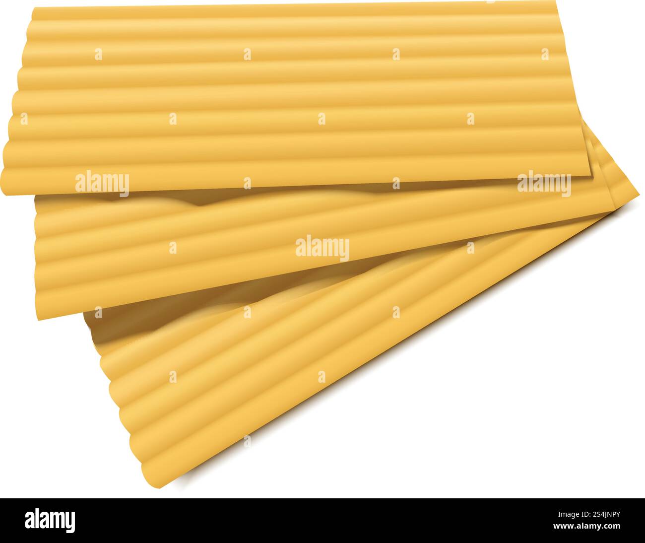 Lazania pasta icon. Realistic illustration of lazania pasta vector icon ...