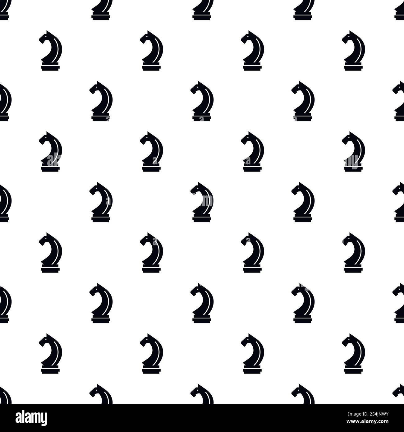 Horse chess pattern seamless vector repeat for any web design. Horse ...