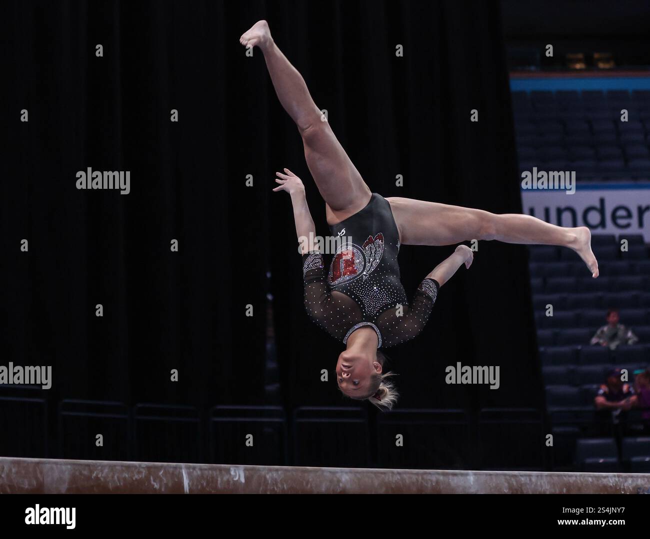 January 11, 2025: Utah's Avery Neff on the balance beam during Session ...