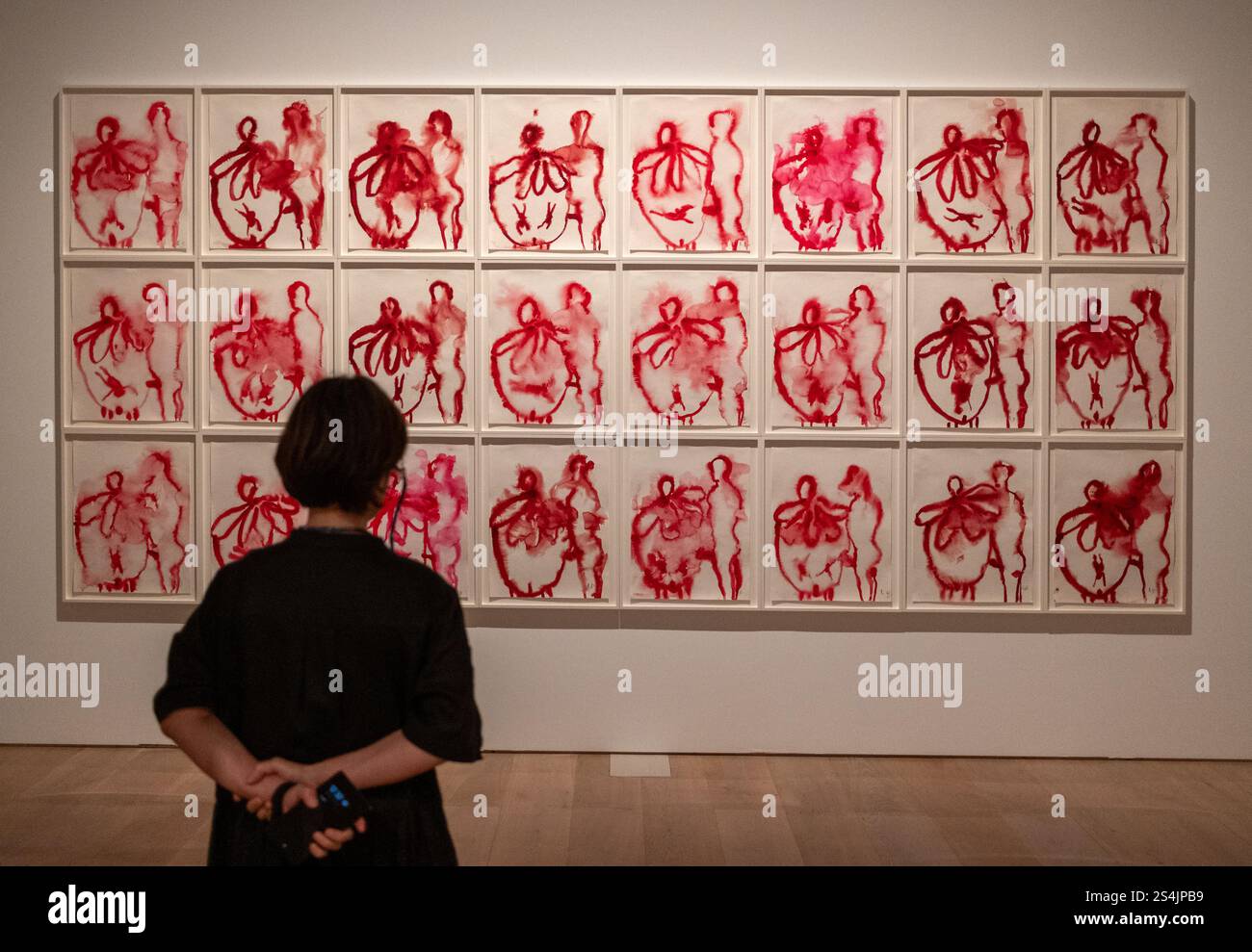 Louise Bourgeois Painting in the Mori Art Museum in Roppongi Tokyo ...