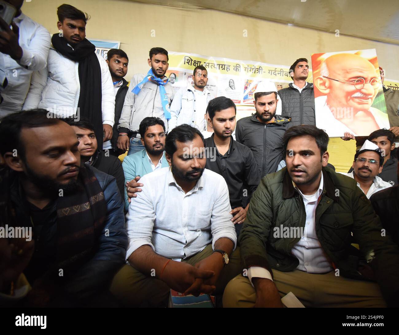 Patna, India. 12th Jan, 2025. PATNA, INDIA - JANUARY 11: NSUI national ...