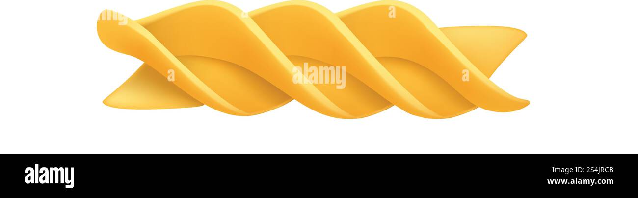 Fusilli pasta icon. Realistic illustration of fusilli pasta vector icon ...