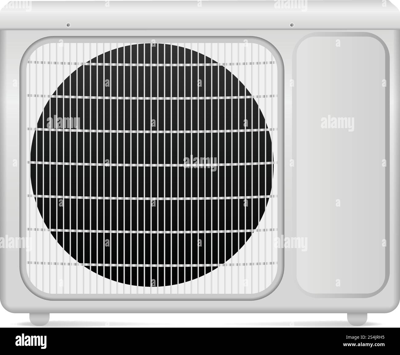 Outdoor fan conditioner icon. Realistic illustration of outdoor fan ...