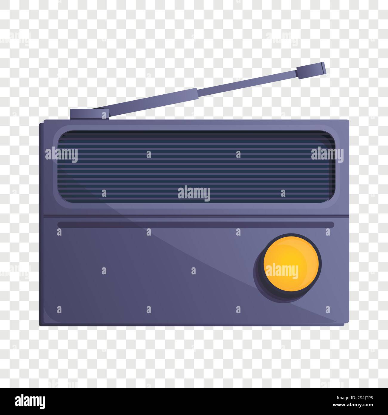 Classic radio icon. Cartoon of classic radio vector icon for web design ...