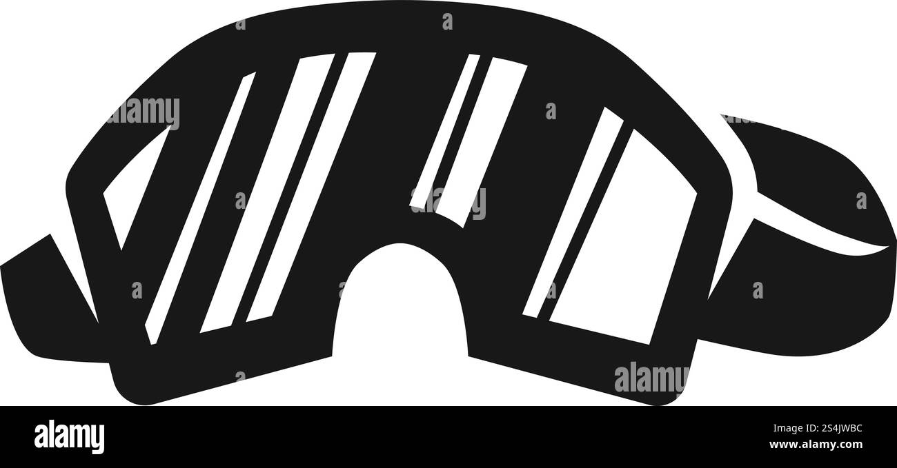 Ski mask icon. Simple illustration of ski mask vector icon for web ...