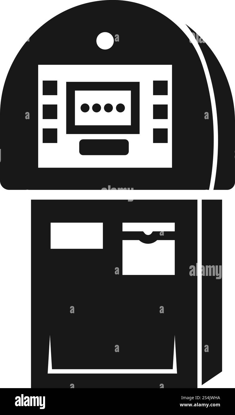 Payment vending machine icon. Simple illustration of payment vending ...