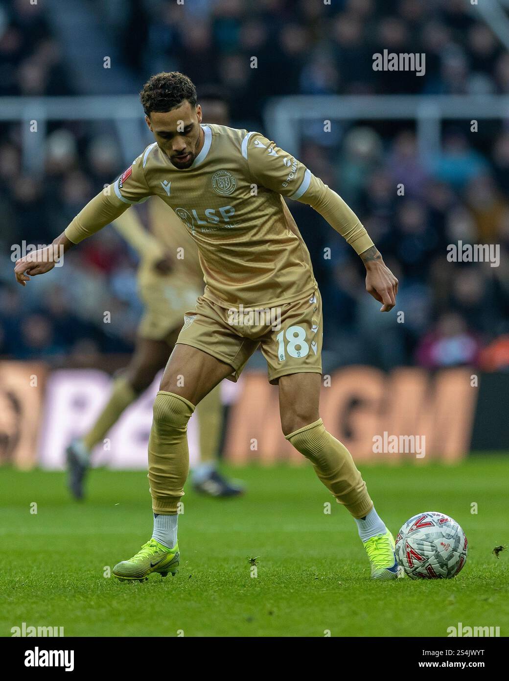 St. James's Park, Newcastle on Sunday 12th January 2025. Bromley's ...