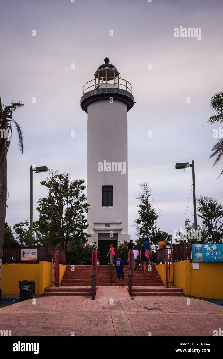 Rincon, Puerto Rico - March 4, 2018: Faro de Punta Higuera was built in ...