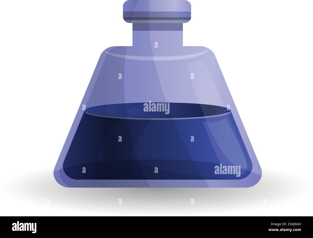 Blue potion icon. Cartoon of blue potion vector icon for web design ...