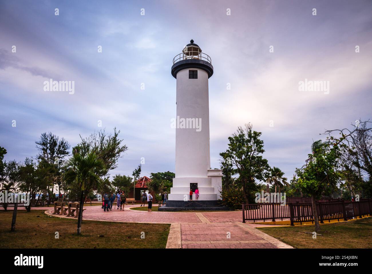Rincon, Puerto Rico - March 4, 2018: Faro de Punta Higuera was built in ...