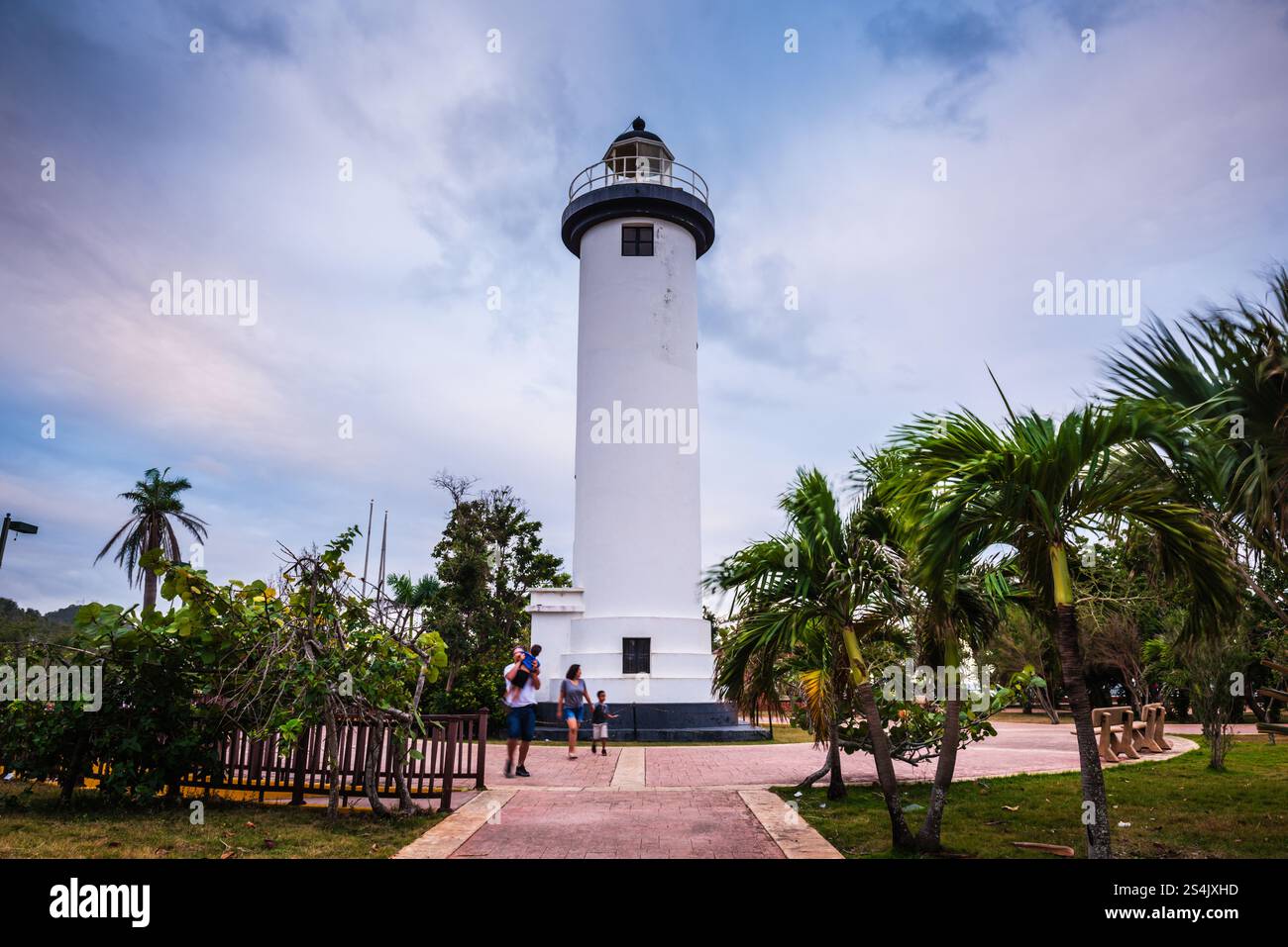 Rincon, Puerto Rico - March 4, 2018: Faro de Punta Higuera was built in ...