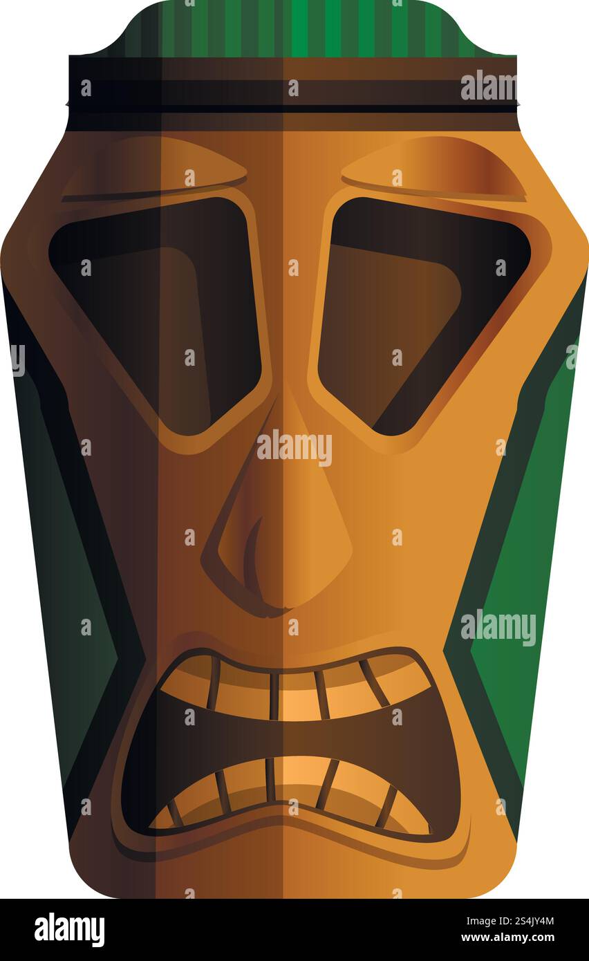 Maya idol icon. Cartoon of maya idol vector icon for web design ...