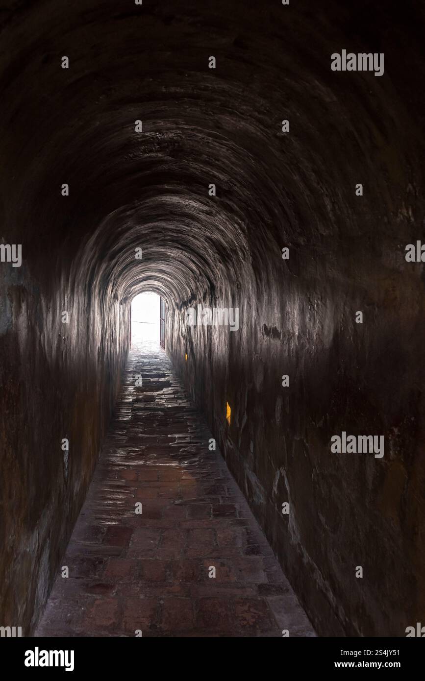 Underground passage. San Felipe castle and fortress. Historical Center ...