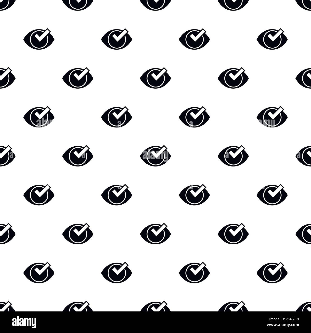 Check eye list pattern seamless vector repeat for any web design. Check eye list pattern ...