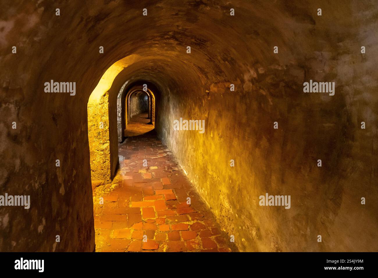 Underground passage. San Felipe castle and fortress. Historical Center ...