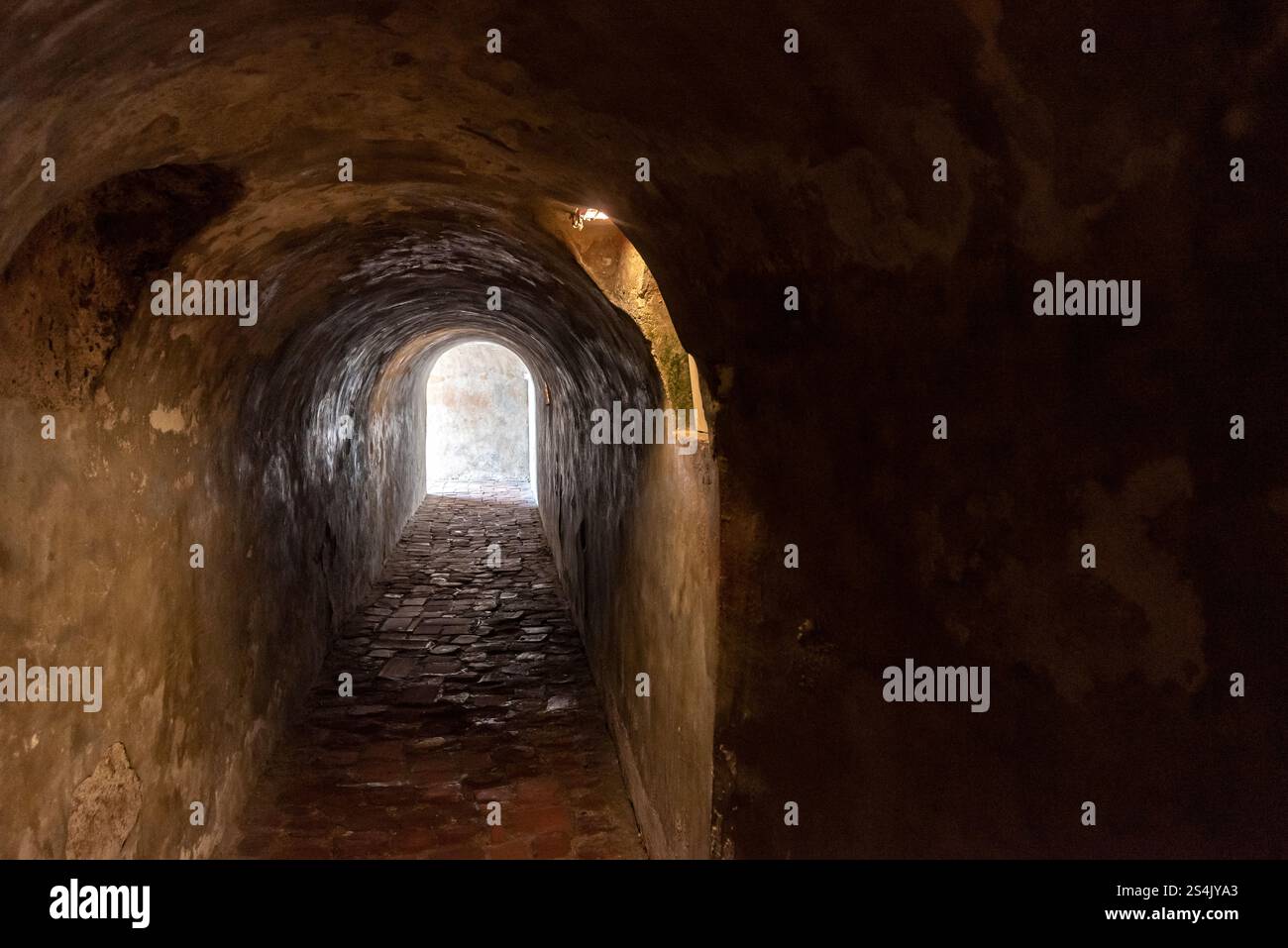 Underground passage. San Felipe castle and fortress. Historical Center ...