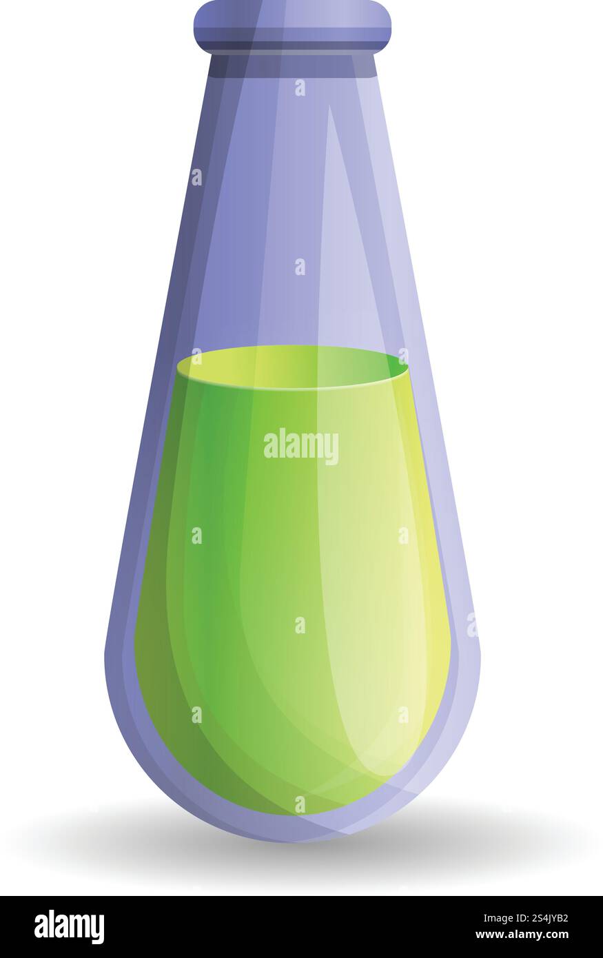 Green potion icon. Cartoon of green potion vector icon for web design ...