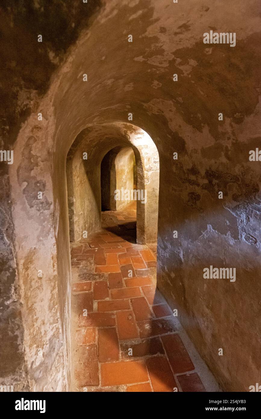 Underground passage. San Felipe castle and fortress. Historical Center ...