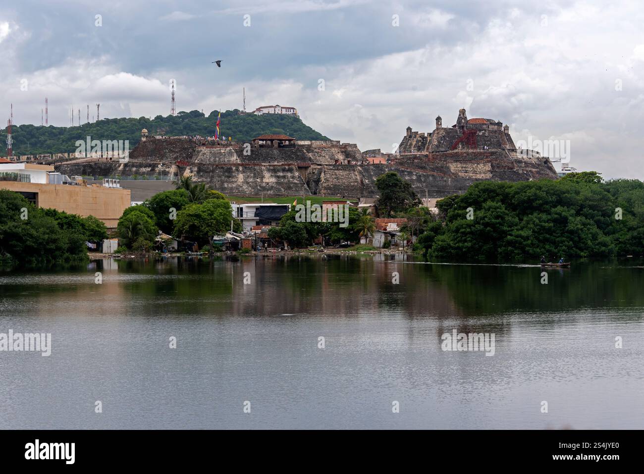 San Felipe Castle. Historical Center, Cartagena de Indias, Colombia ...