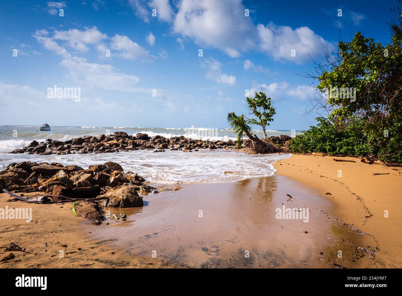 Steps Beach (Playa Escalera) is located on the Island's west coast in ...