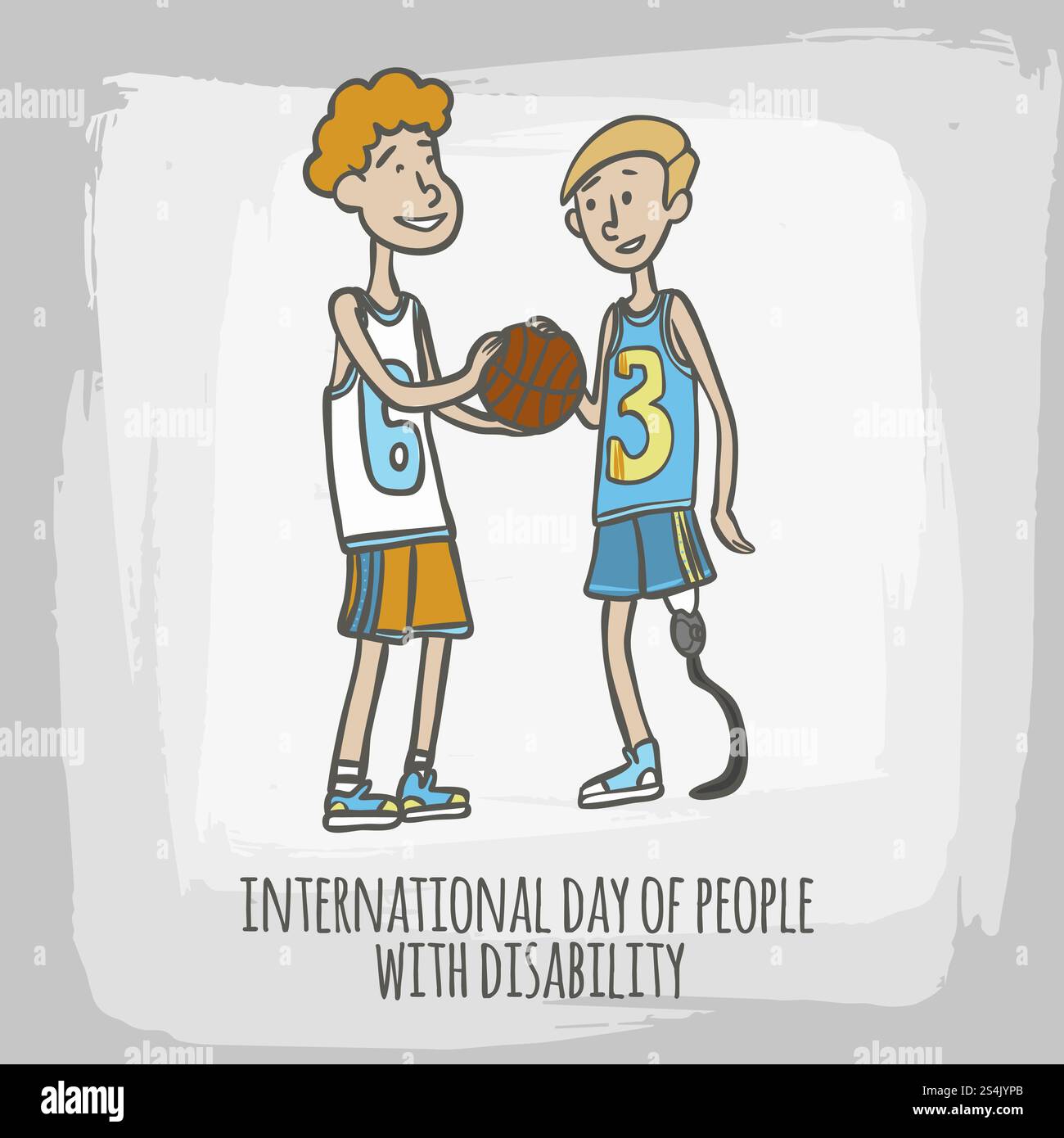 International day of people with disability concept background. Hand ...