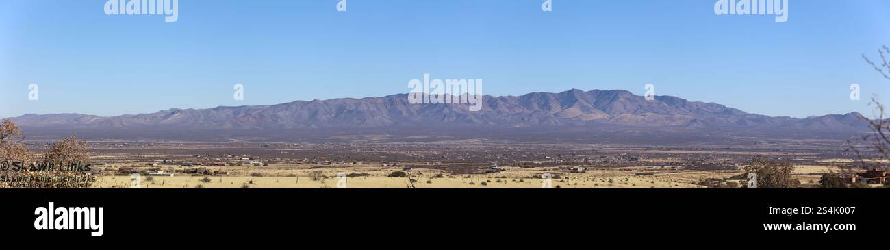 Mule Mountain Panorama January 11, 2025 Stock Photo - Alamy