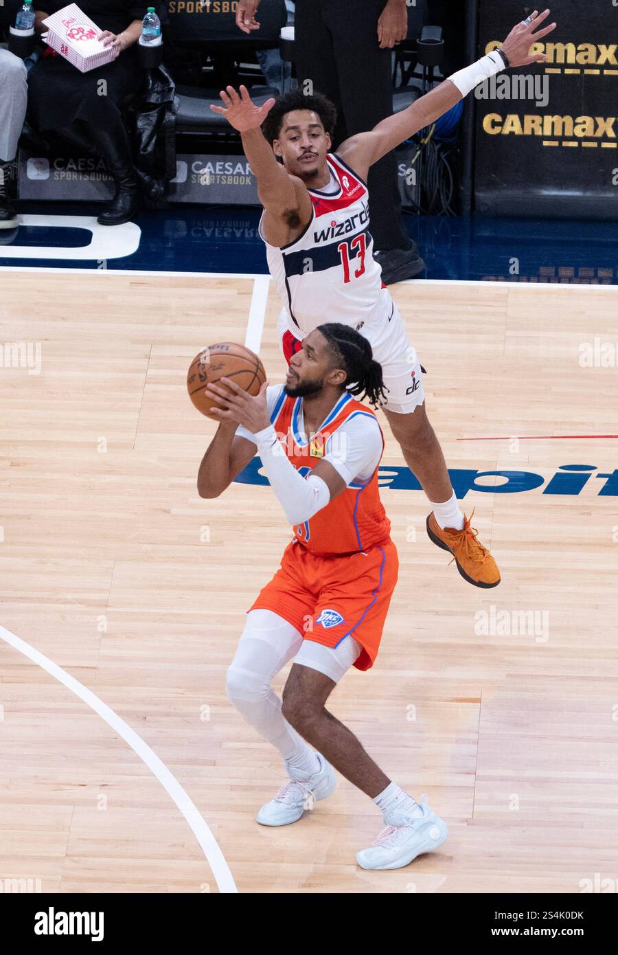 WASHINGTON, DC - JANUARY 12: Washington Wizards guard Jordan Poole (13 ...