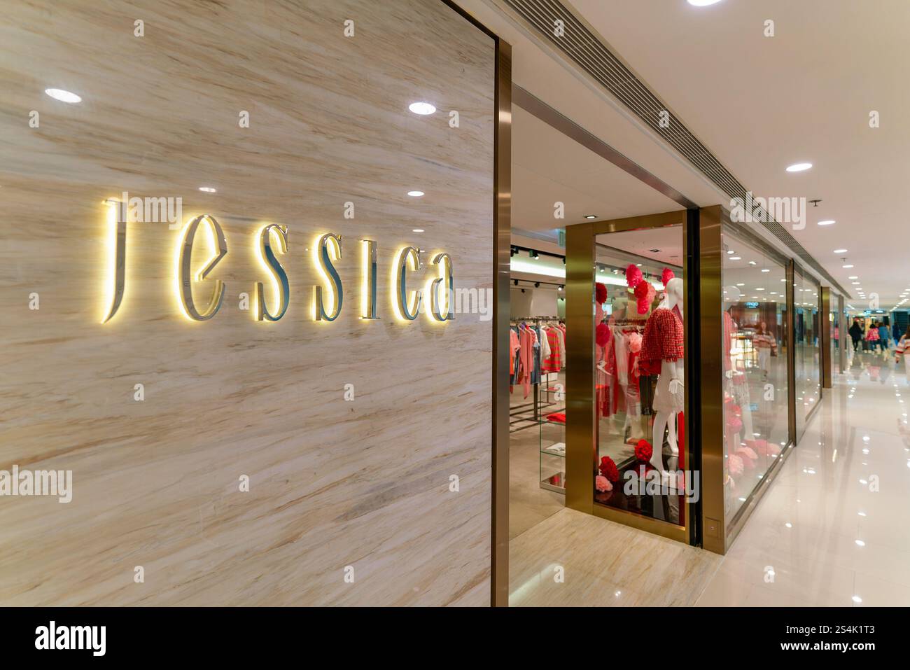 Hong Kong, China - February 02, 2019: storefront of a Jessica store in ...