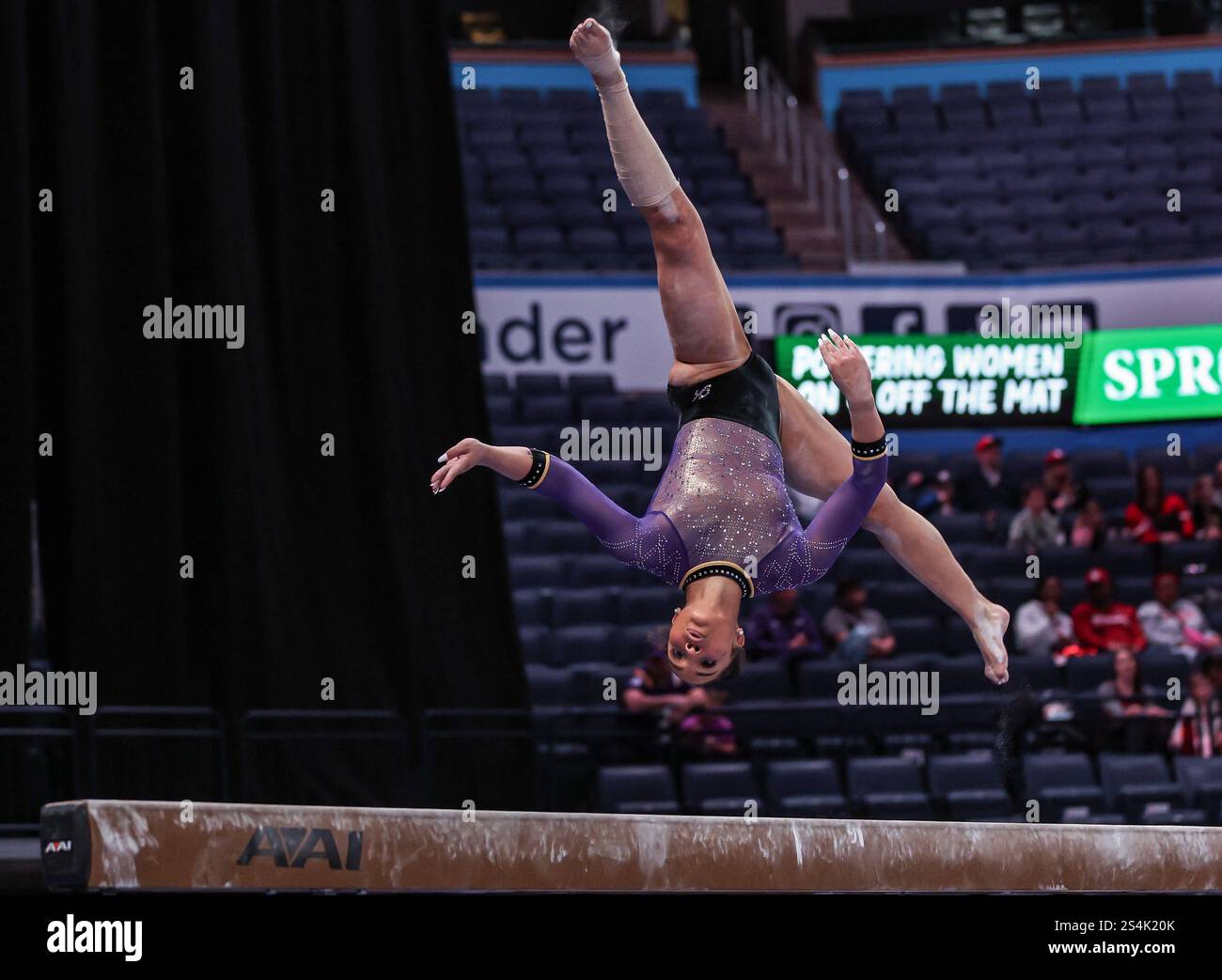 January 11, 2025: LSU's Konnor McClain on the balance beam during ...
