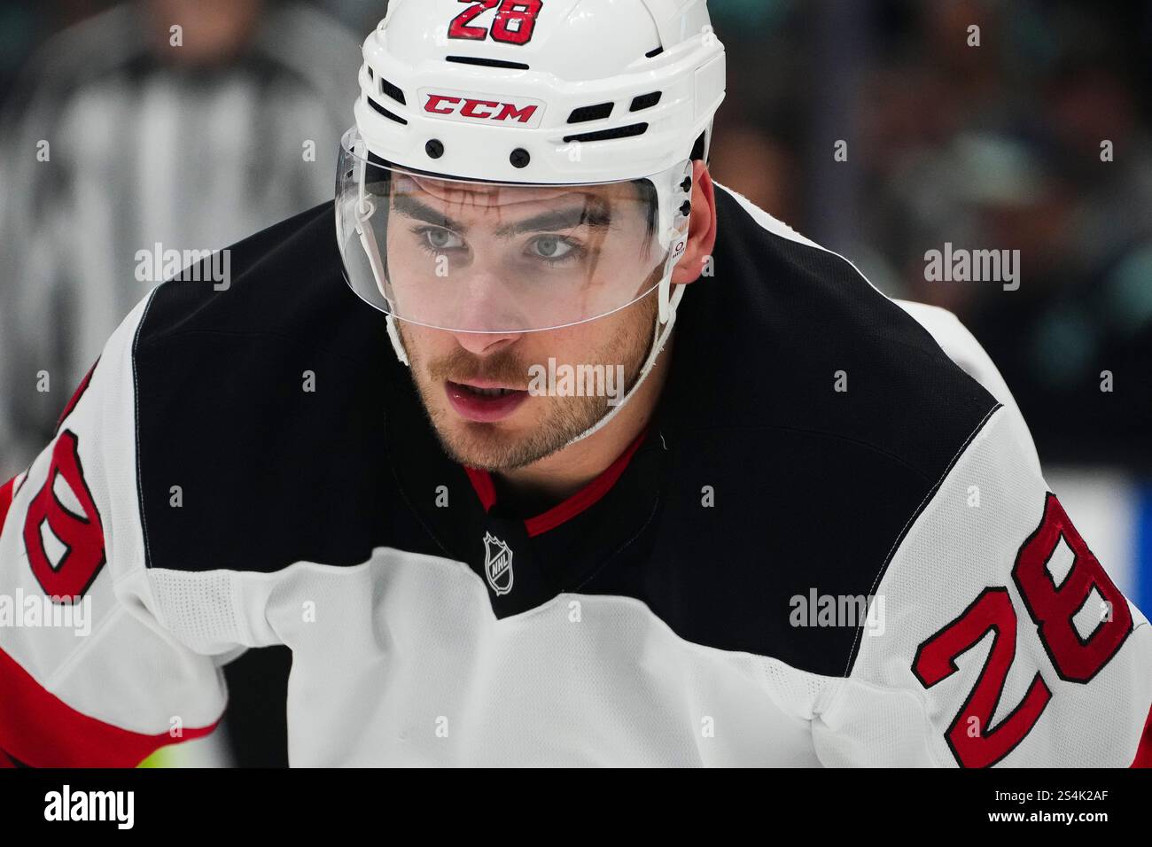 New Jersey Devils right wing Timo Meier during the third period of an ...