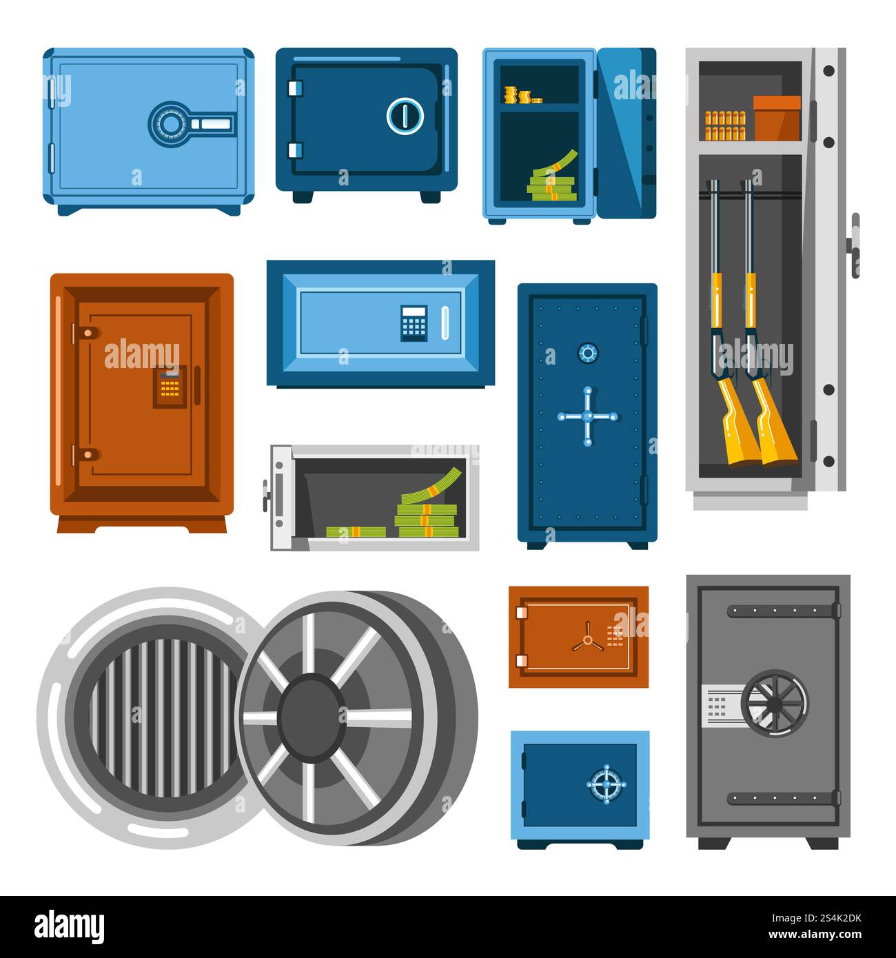 Armored locks Stock Vector Images - Alamy