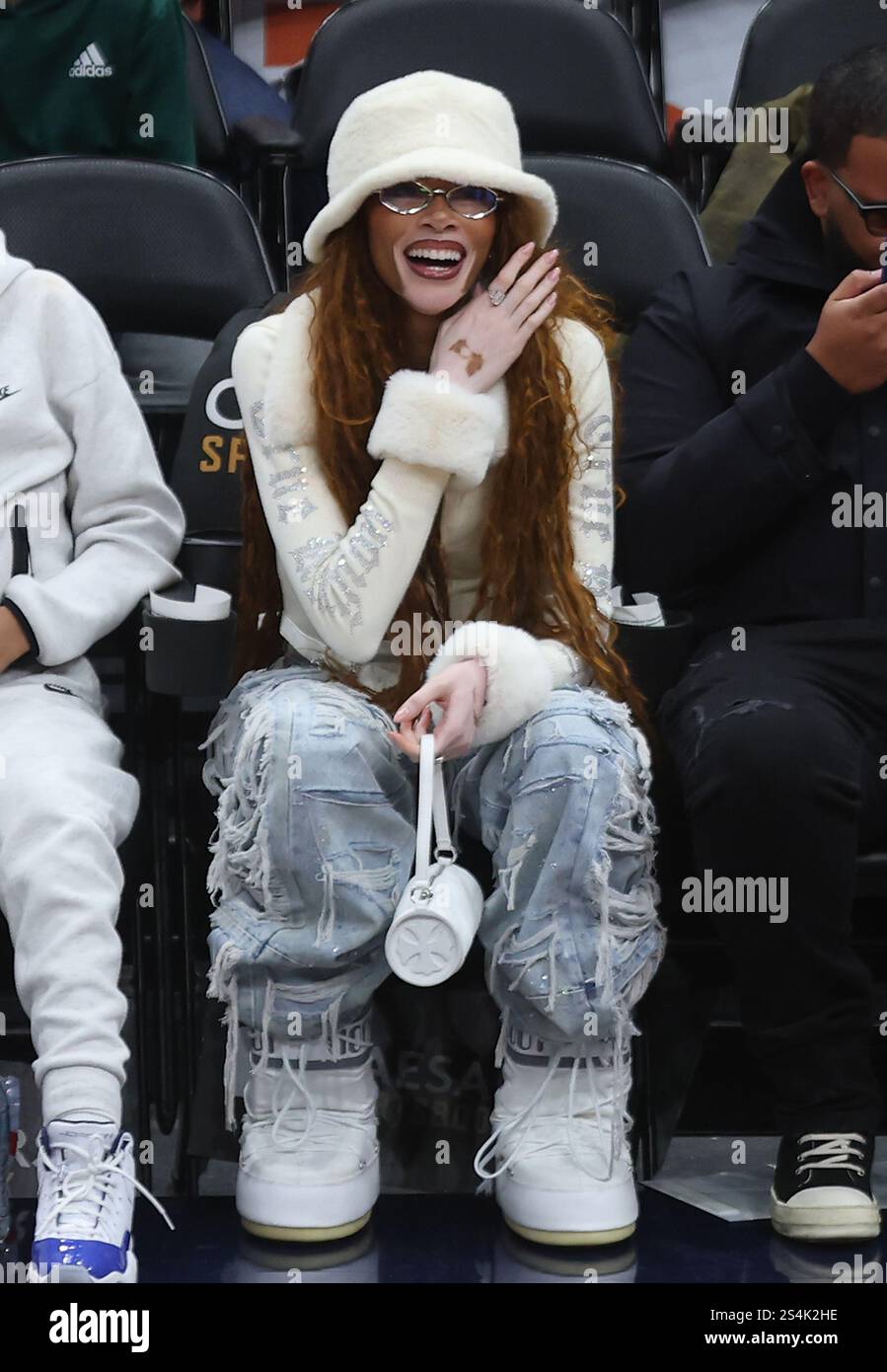 Washington, DC, USA. 12th Jan, 2025. Winnie Harlow Seen At The ...