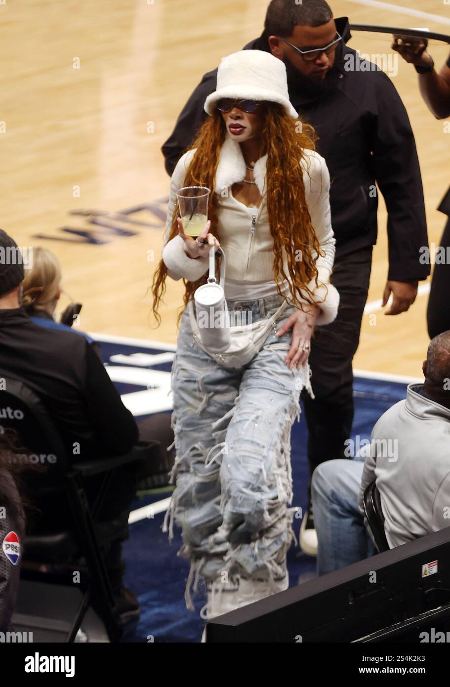 Washington, DC, USA. 12th Jan, 2025. Winnie Harlow Seen At The ...