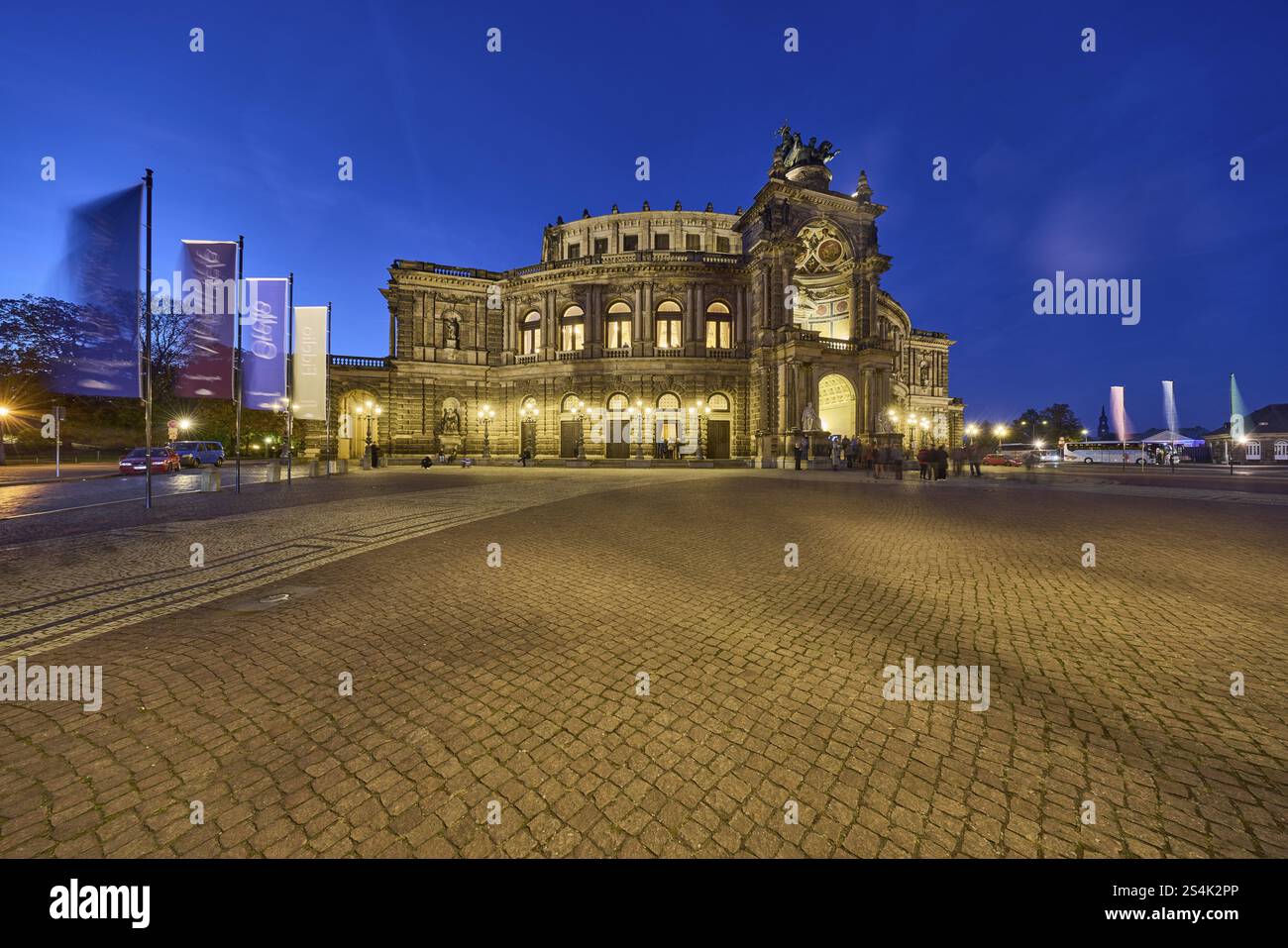 Semperoper, architectural style neo-renaissance, architect Gottfried ...