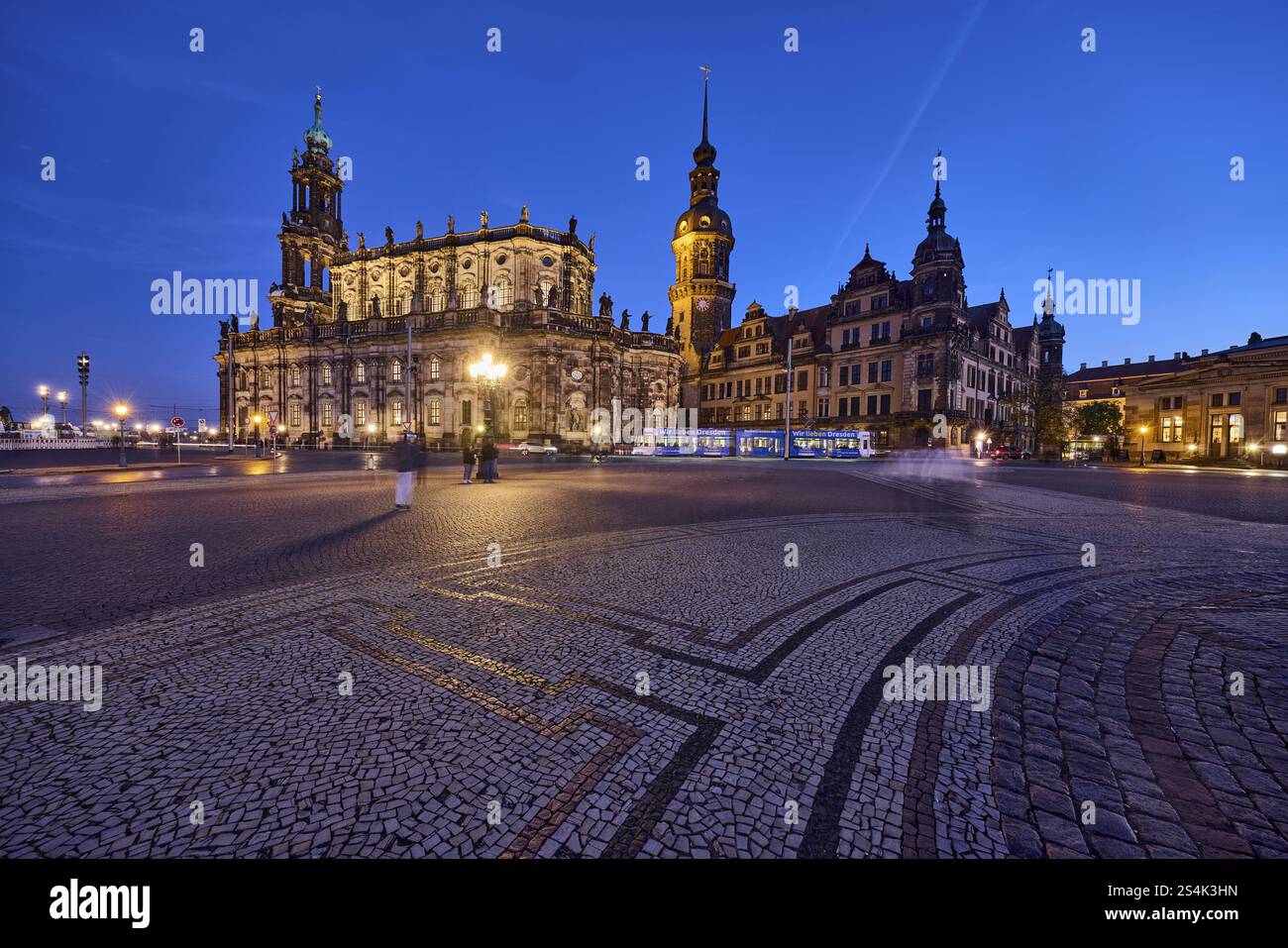 Dresden Court Church, Dresden Royal Palace, Hausmann Tower, Baroque ...