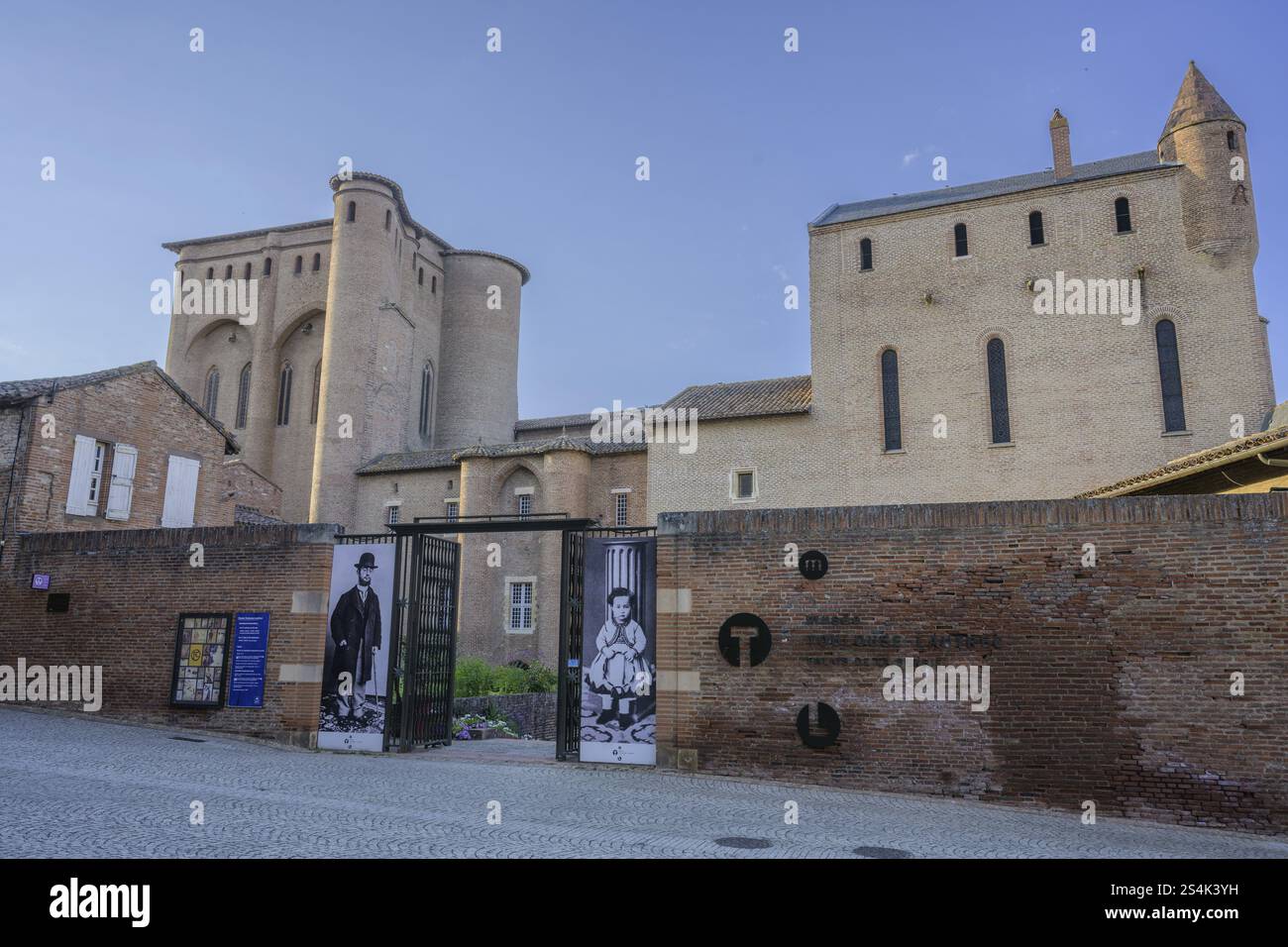 Staircase leading to the Palais de la Berbie and the Toulouse-Lautrec ...