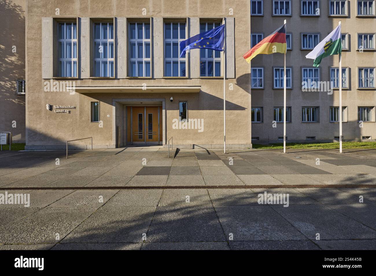Saxon municipal flag hi-res stock photography and images - Alamy