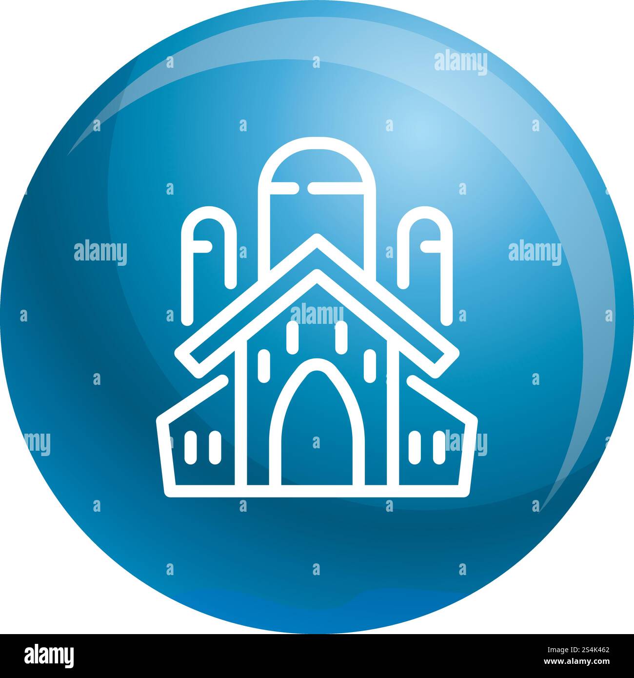 Jewish church icon. Outline jewish church vector icon for web design ...