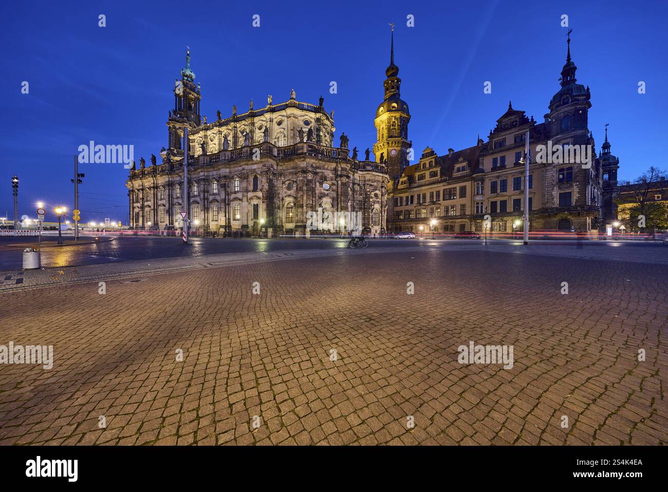 Dresden Court Church, Royal Palace, Hausmann Tower, Baroque ...
