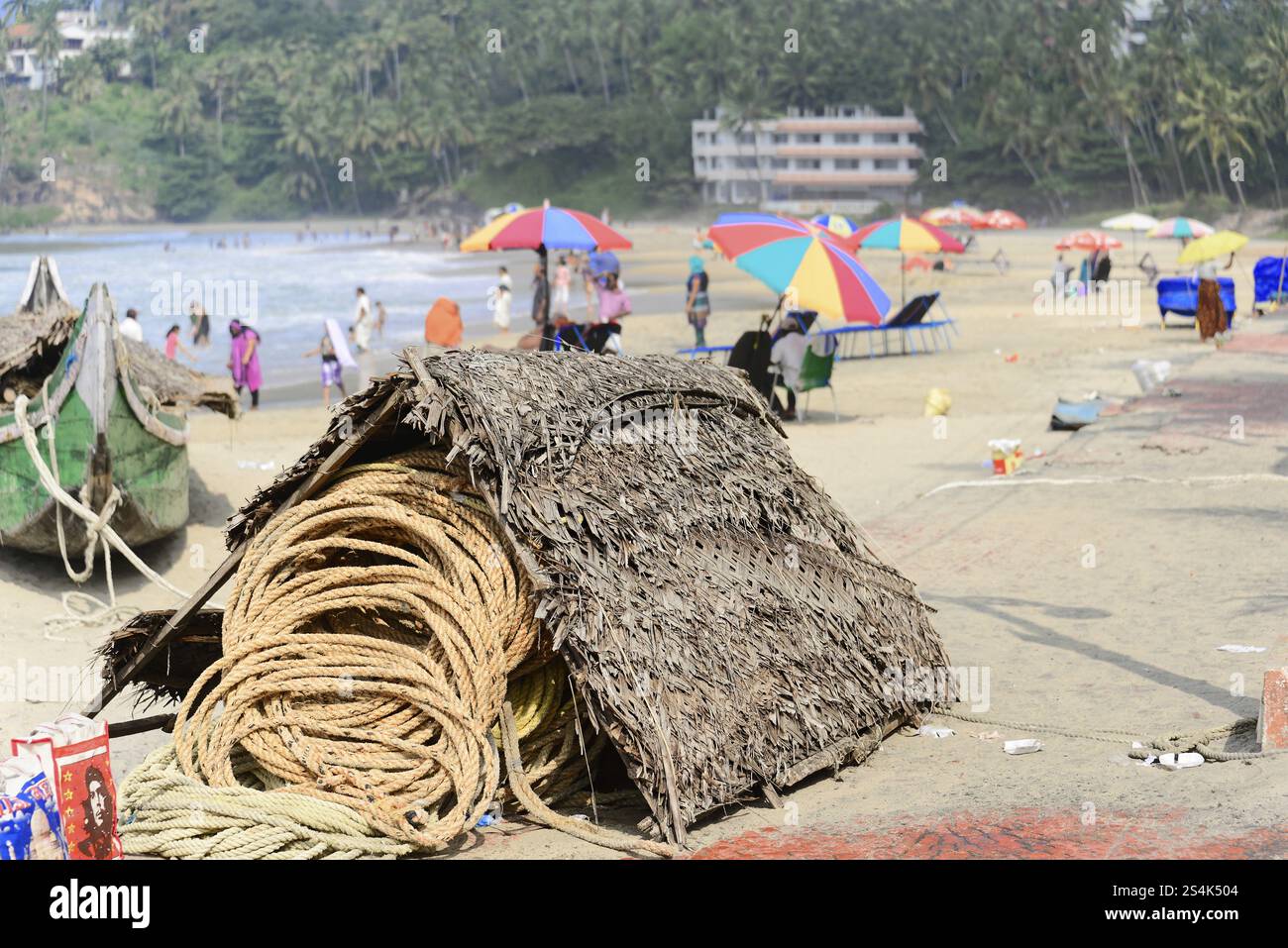 Kovalam beach, Malabar coast, Malabar, Kerala, South India, India, Asia ...