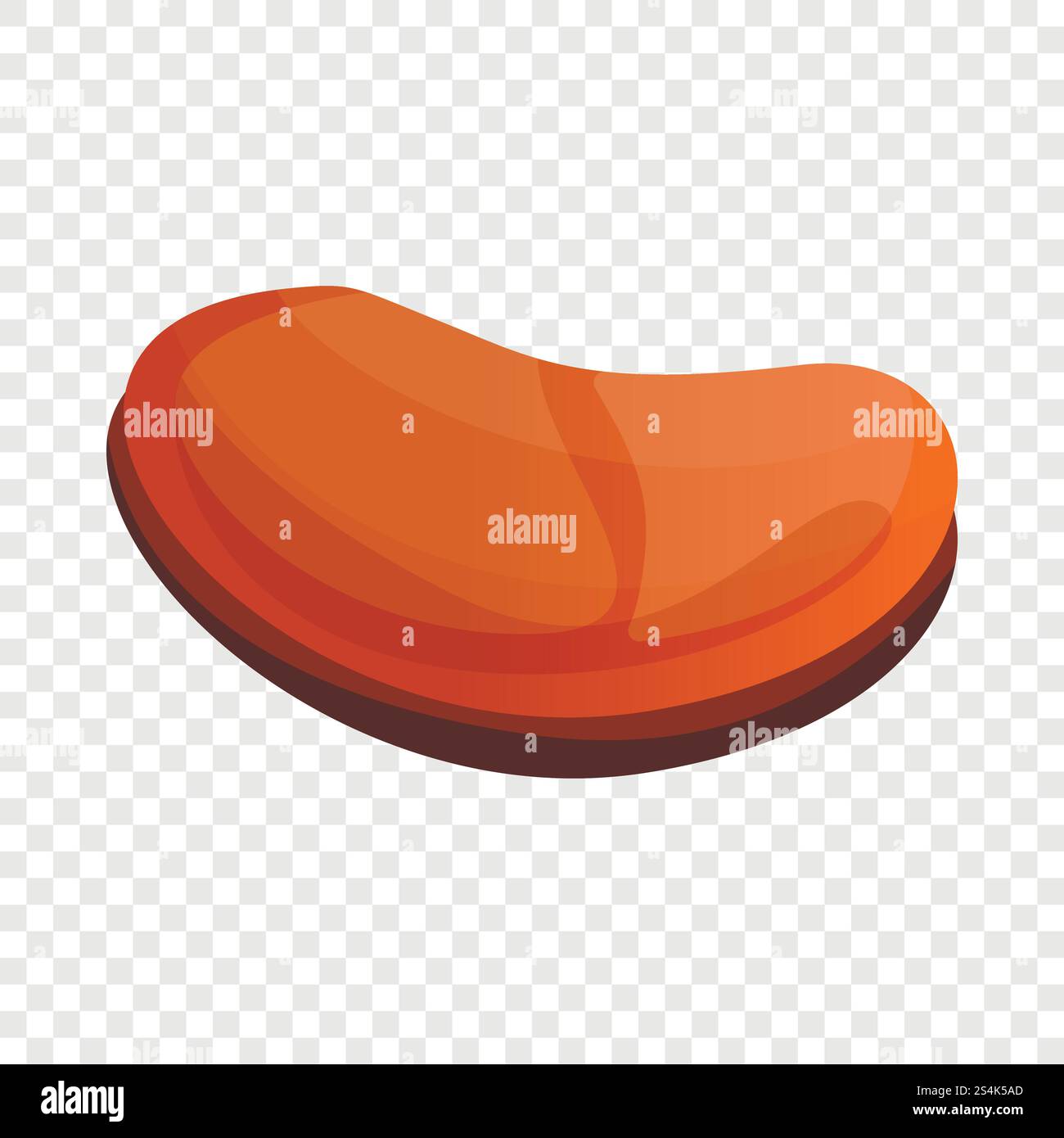 Grilled steak icon. Cartoon of grilled steak vector icon for web design ...