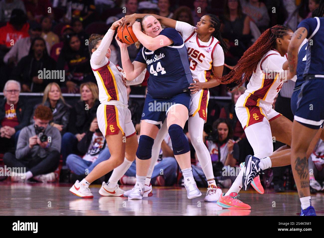 LOS ANGELES, CA - JANUARY 12: USC Trojans forward Rayah Marshall (13 ...